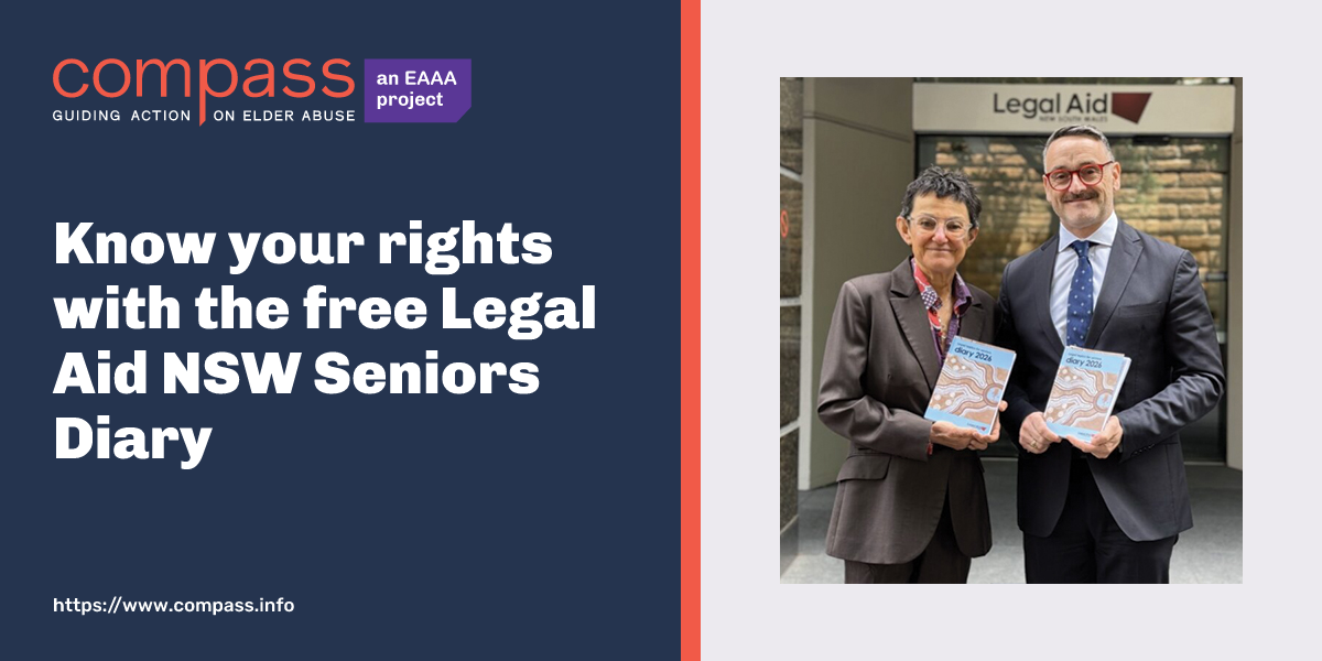 Know your rights with the free Legal Aid NSW Seniors Diary - Compass