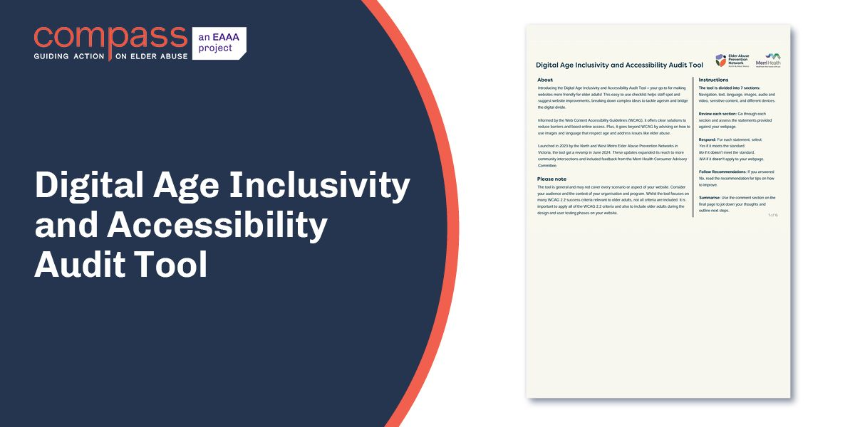 Digital Age Inclusivity and Accessibility Audit Tool - Compass