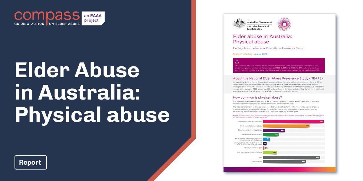 Elder abuse in Australia: physical abuse - Compass