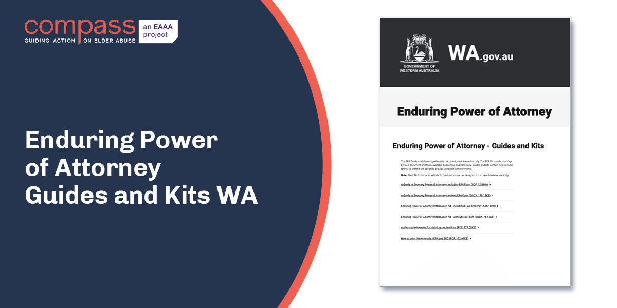 Enduring Power of Attorney Guides and Kits WA - Compass