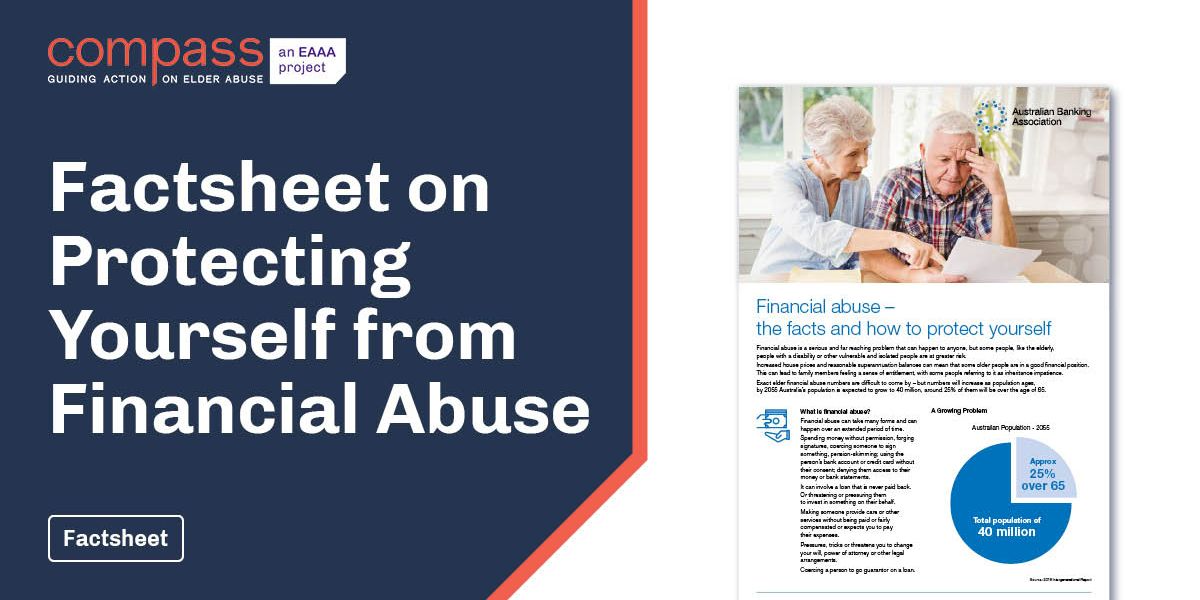 Factsheet on Protecting Yourself from Financial Abuse - Compass
