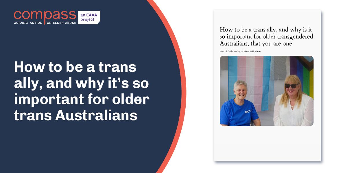 How to be a trans ally, and why it’s so important for older trans ...