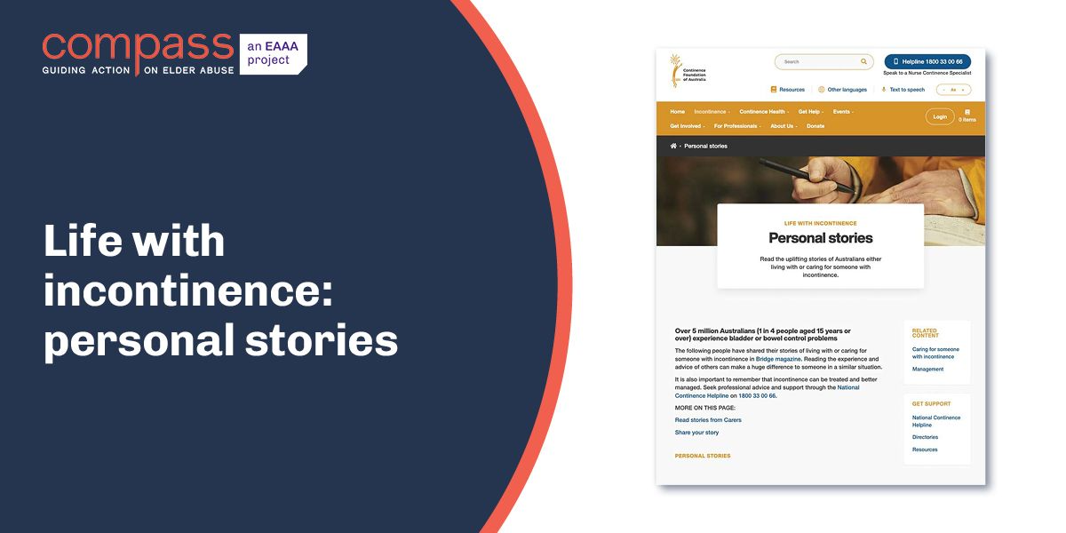 Life With Incontinence: personal stories - Compass