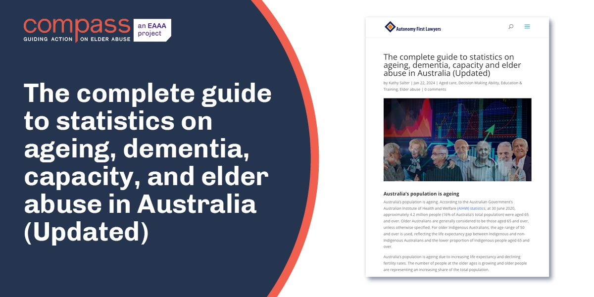 The complete guide to statistics on ageing, dementia, capacity, and ...