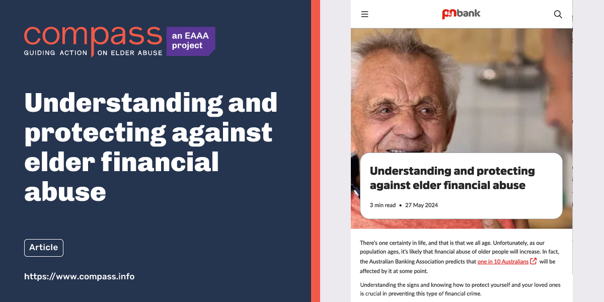 Understanding and protecting against elder financial abuse - Compass