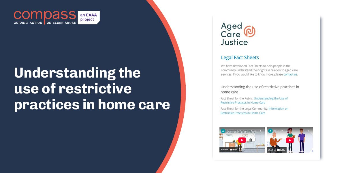 Understanding the use of restrictive practices in home care - Compass