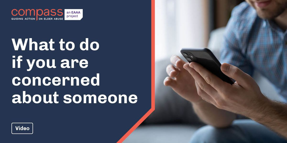 What to do if you are concerned about someone - Compass